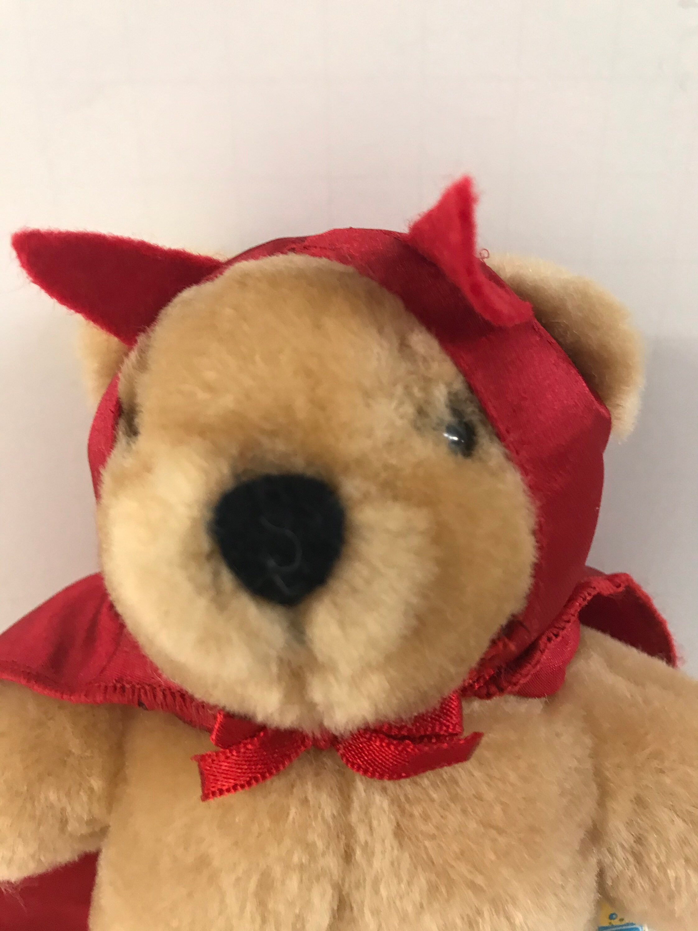 Vintage 6 1/2 R. Dakin & Co. Devil Bear 1986 Cap Ears - Etsy