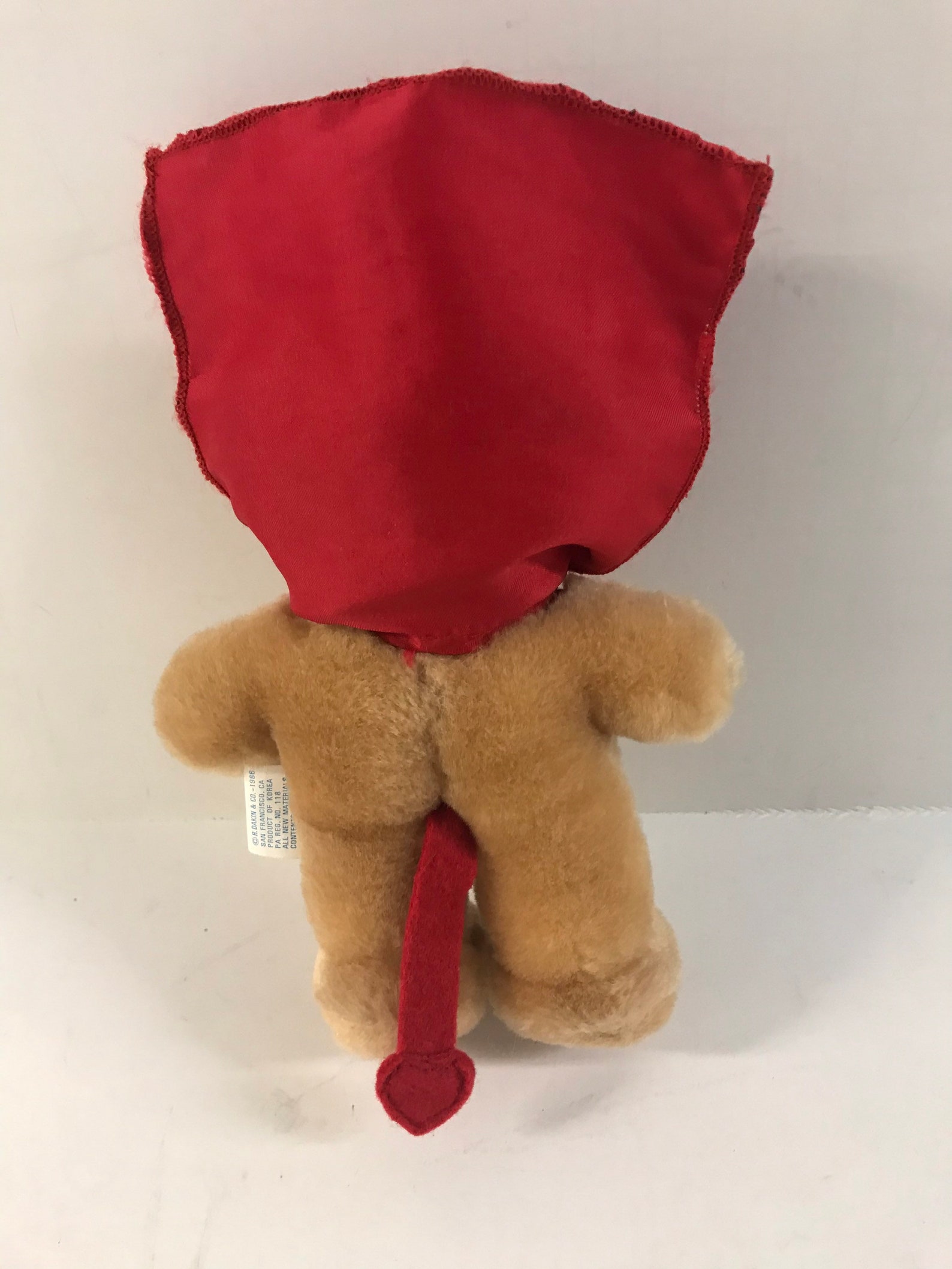 Vintage 6 1/2 R. Dakin & Co. Devil Bear 1986 Cap Ears - Etsy
