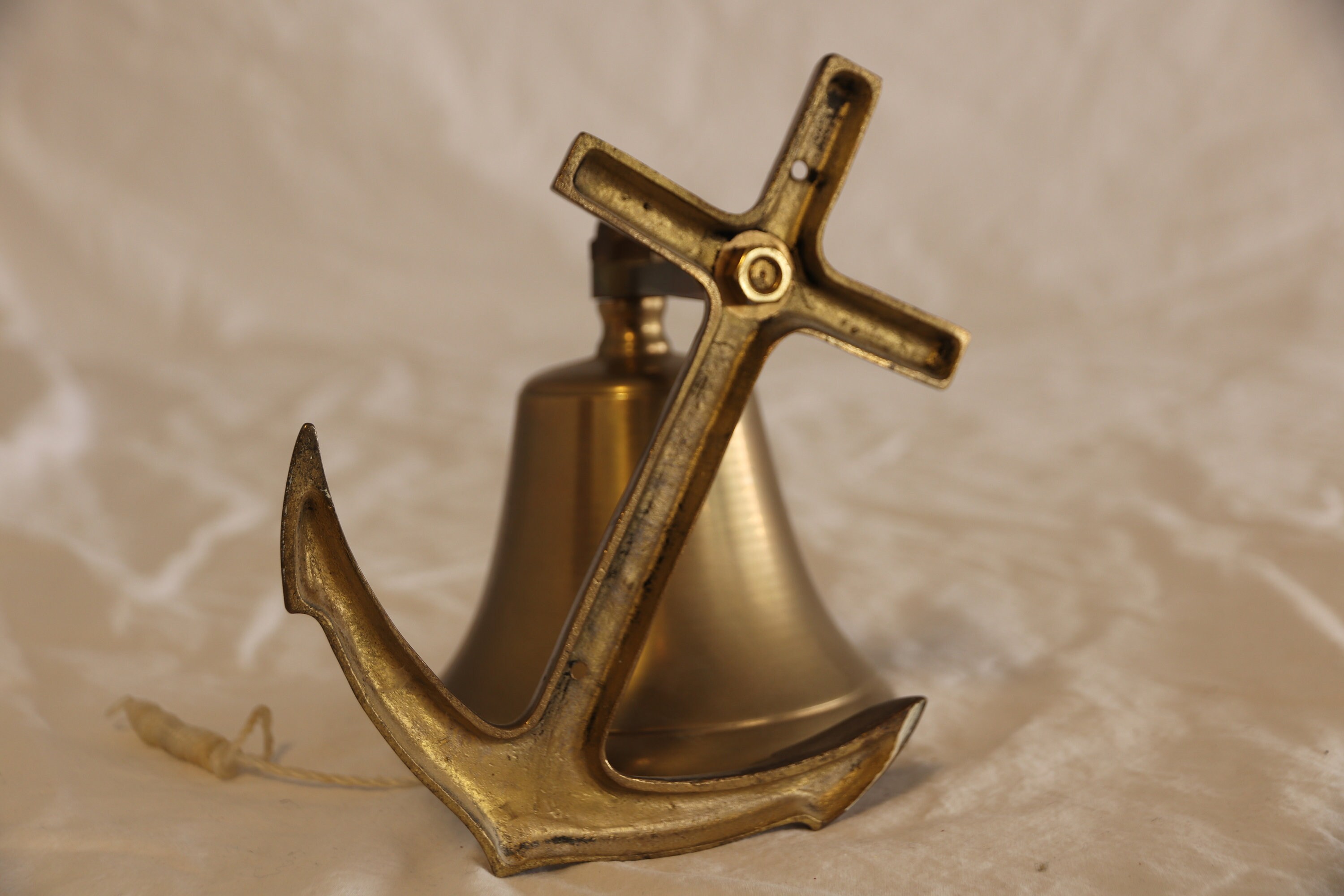 Office & Desk Storage Vintage Solid Brass Anchor and Rope Paper Clip ...