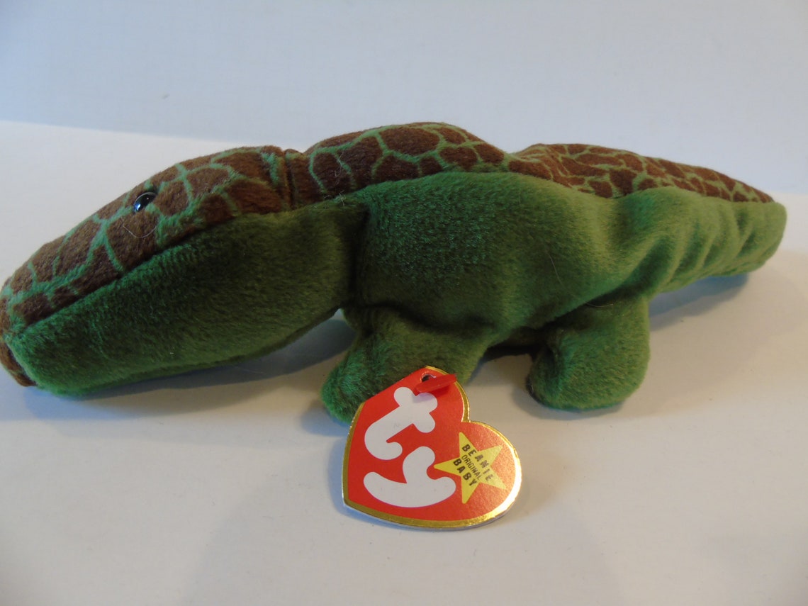 Ty Beanie Babies Ally the Alligator Birth Date 3-14-94 Style - Etsy