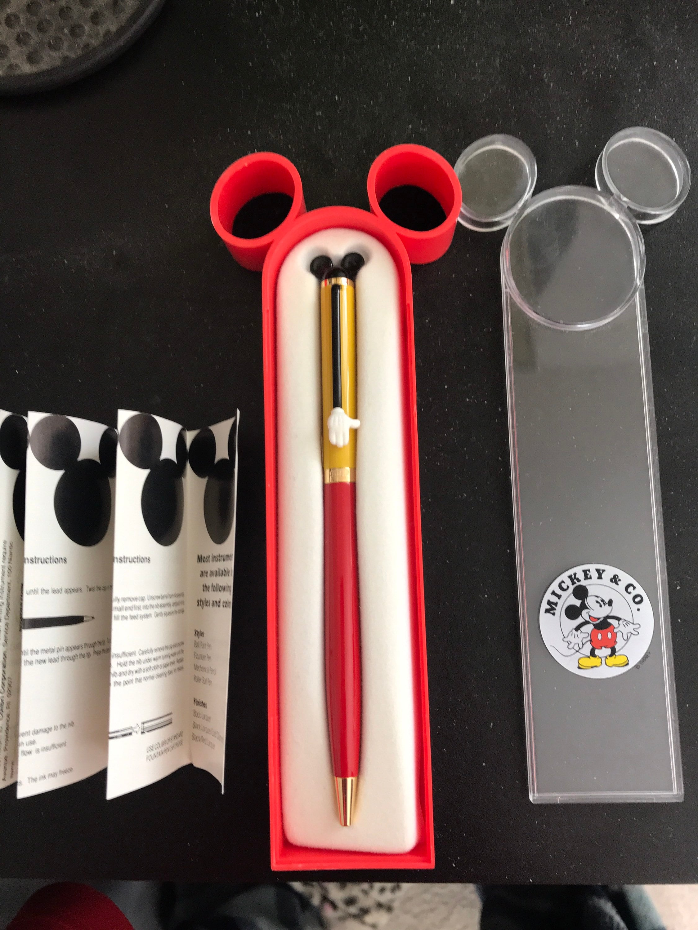 Mickey Mouse Writing