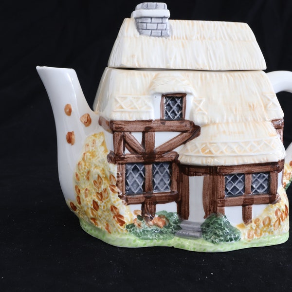 Victorian House Shaped Teapot - Etsy