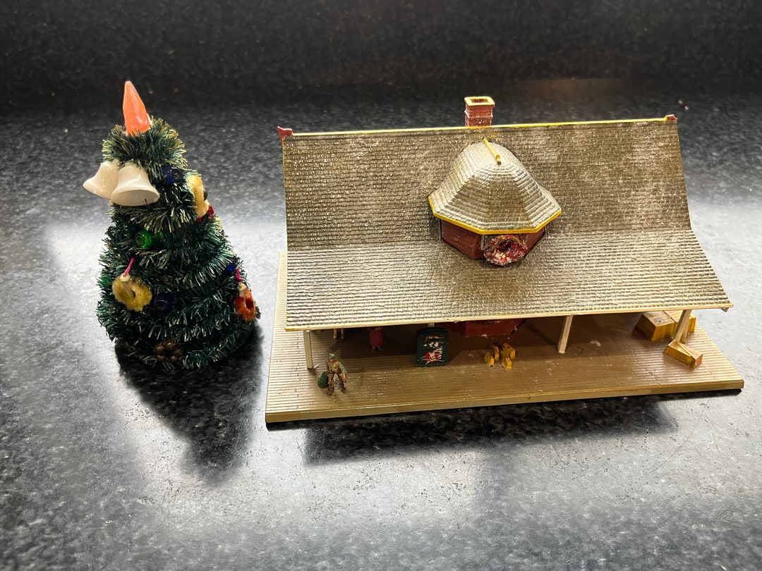 Vintage 1950's 1960's HO Train Layout Model Train Mid - Etsy