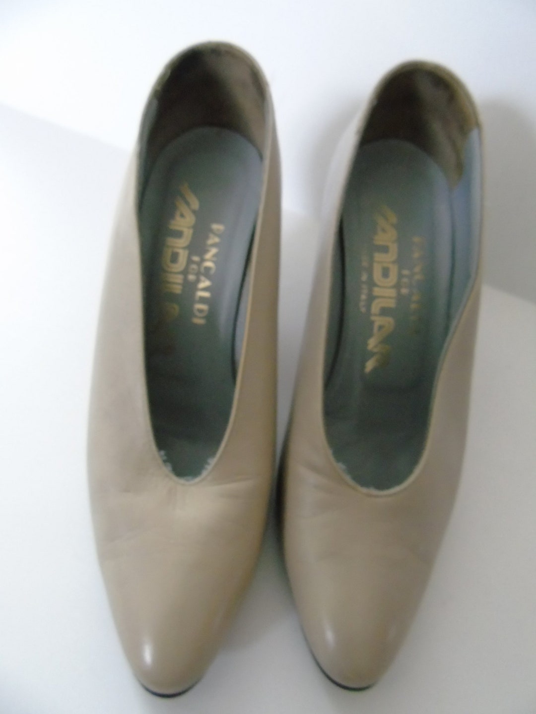 Pancaldi for Sandilar Shoes Beige Pumps Women's Made in Italy Size 5 1/ ...
