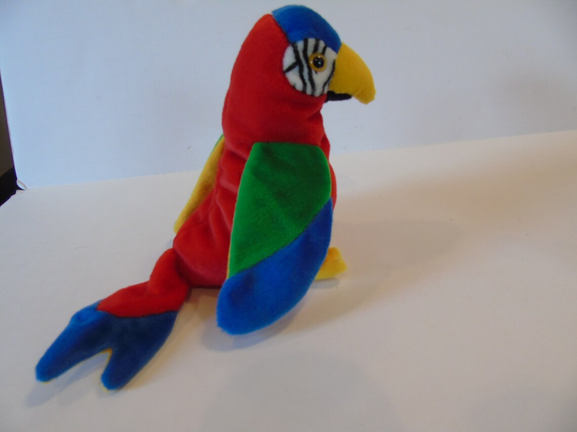 Ty Beanie Babies Jabber the Parrot Birth Date October 10 1997 - Etsy