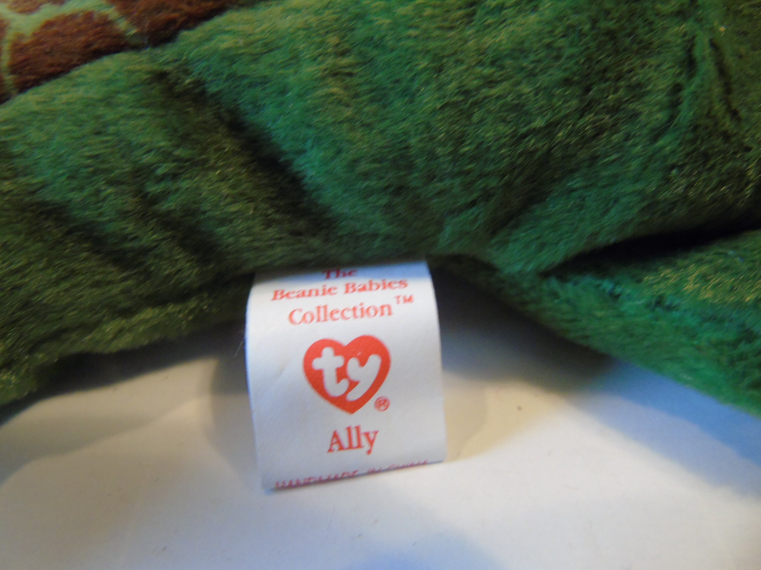 Ty Beanie Babies Ally the Alligator Birth Date 3-14-94 Style - Etsy
