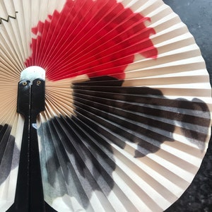 Vintage Hand Fan Abstract Butterfly in the Air Paper Folding - Etsy