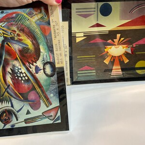 Vtg Rudolf Bauer 1889-1953 Ten Art Transparencies German Expressionist ...