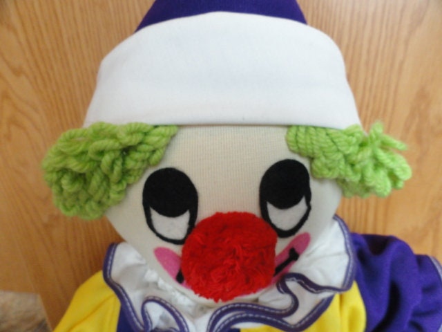 Vintage Stuart Clown Alley Originals Clown 1981 Sugar Plum - Etsy