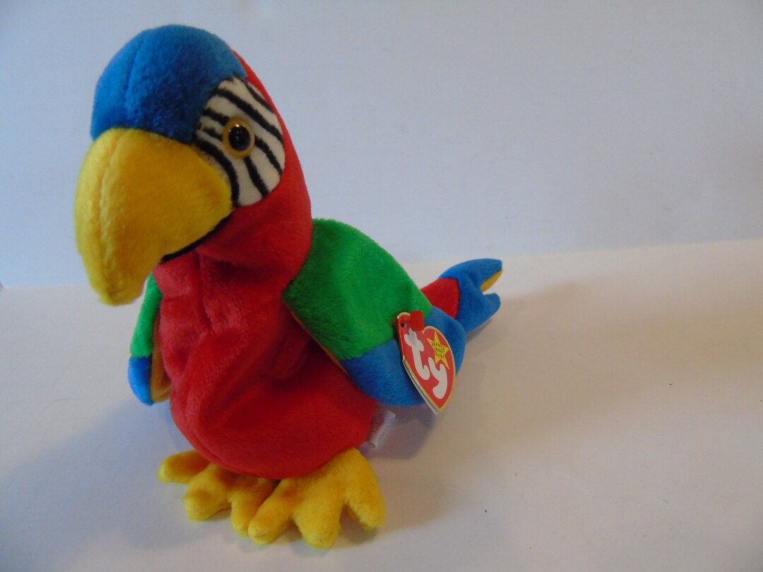 Ty Beanie Babies Jabber the Parrot Birth Date October 10 1997 - Etsy