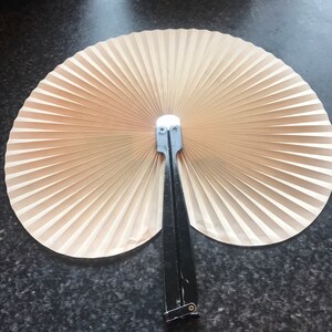 Vintage Hand Fan Abstract Butterfly in the Air Paper Folding - Etsy