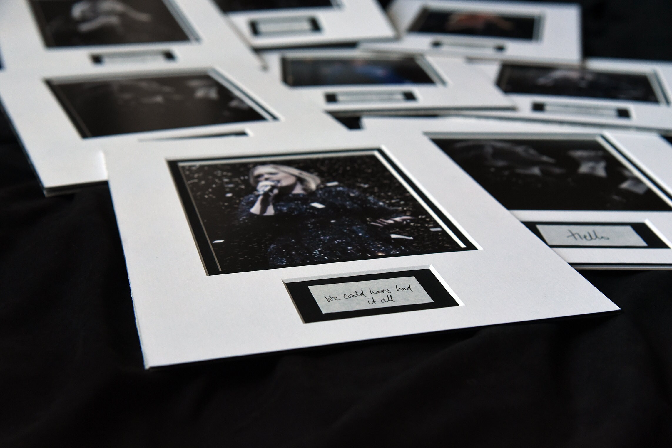 ADELE 8x10 Signed Concert Confetti Framed Display Adele Live 2016 25 ...