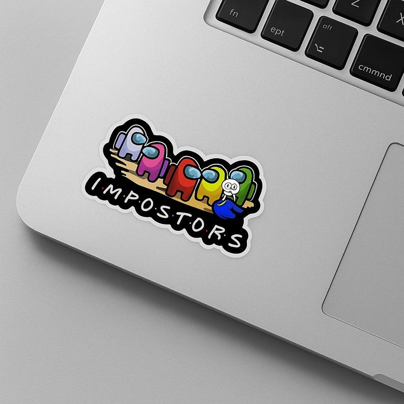 Among Us Impostors Sticker – Crewmate Vinyl Sticker for Gamers, Laptops ...