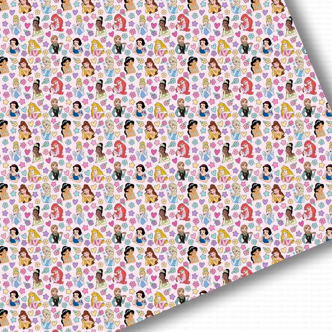 Faux Leather-printed Faux Leather Sheet-vegan Faux Leather-princess ...