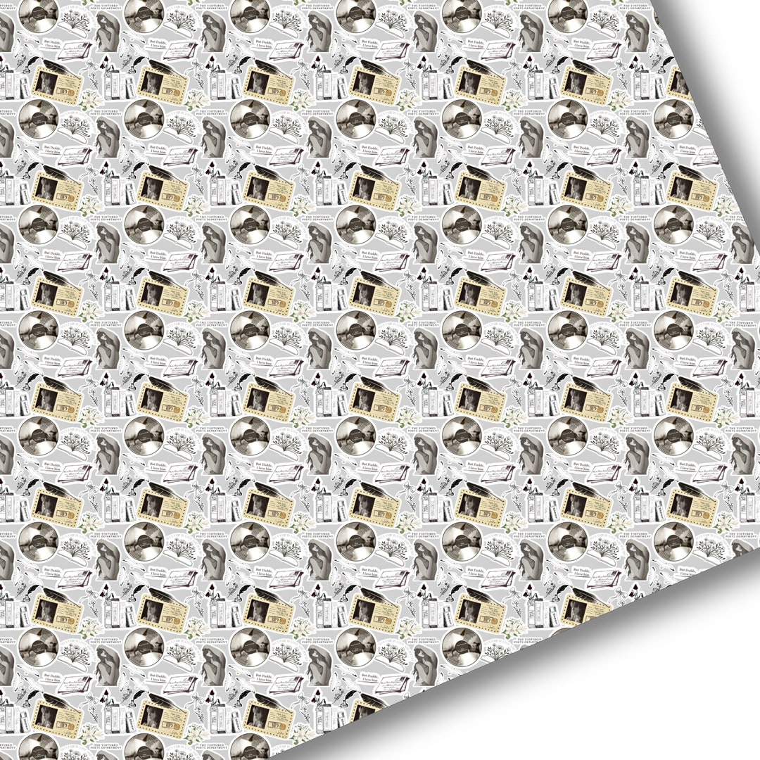 Faux Leather-printed Faux Leather Sheet-vegan Faux Leather-taylor Swift ...