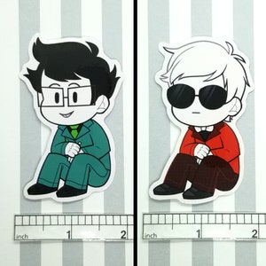 Homestuck - Beta and Alpha Kids 3 Inch Weatherproof Vinyl Stickers - Etsy