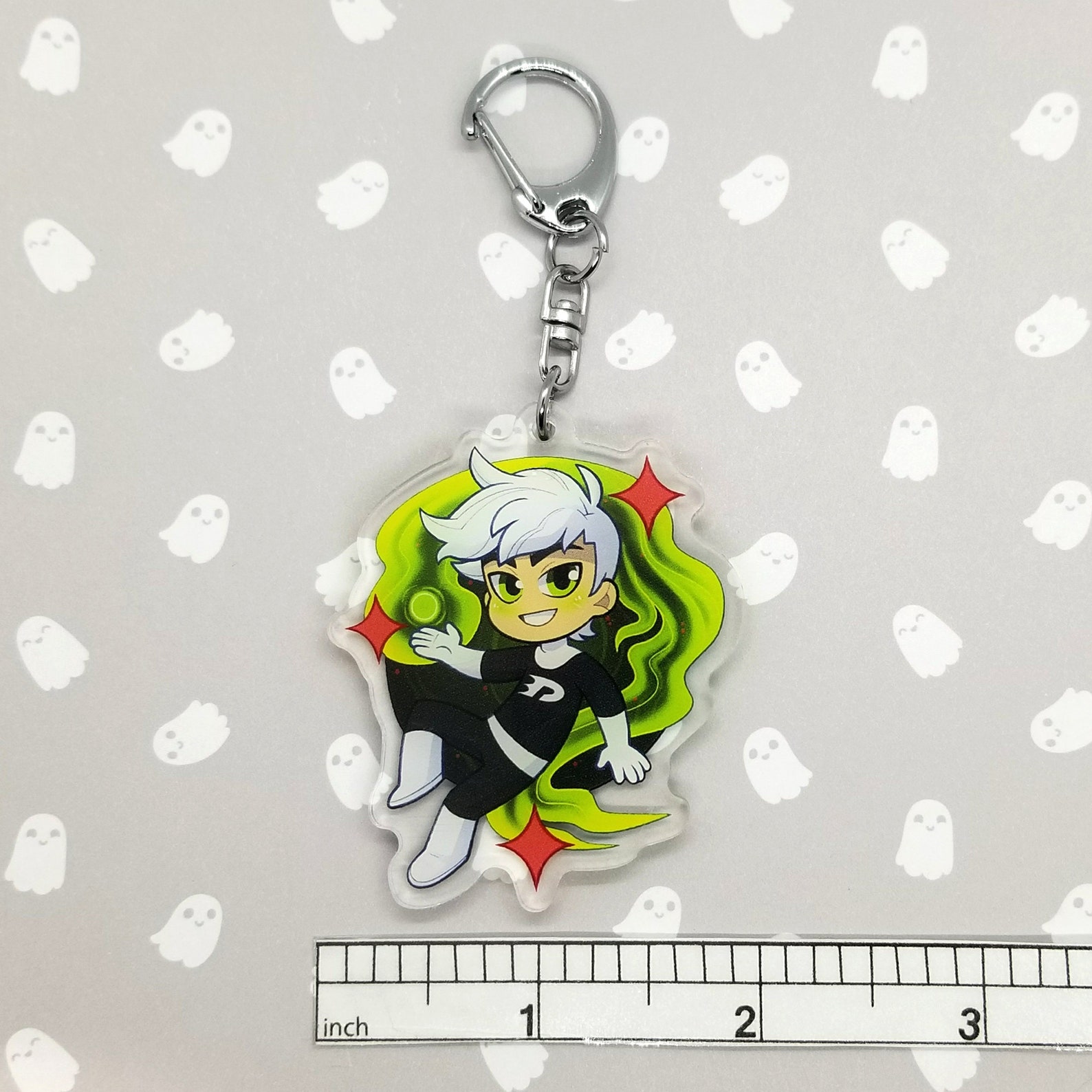 Danny Phantom Double Sided 2 Inch Acrylic Charm | Etsy