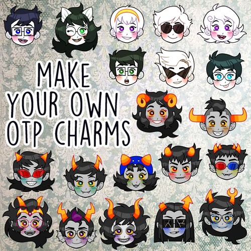 Homestuck Smuppets 1.5 Inch Double Sided Acrylic Charms - Etsy