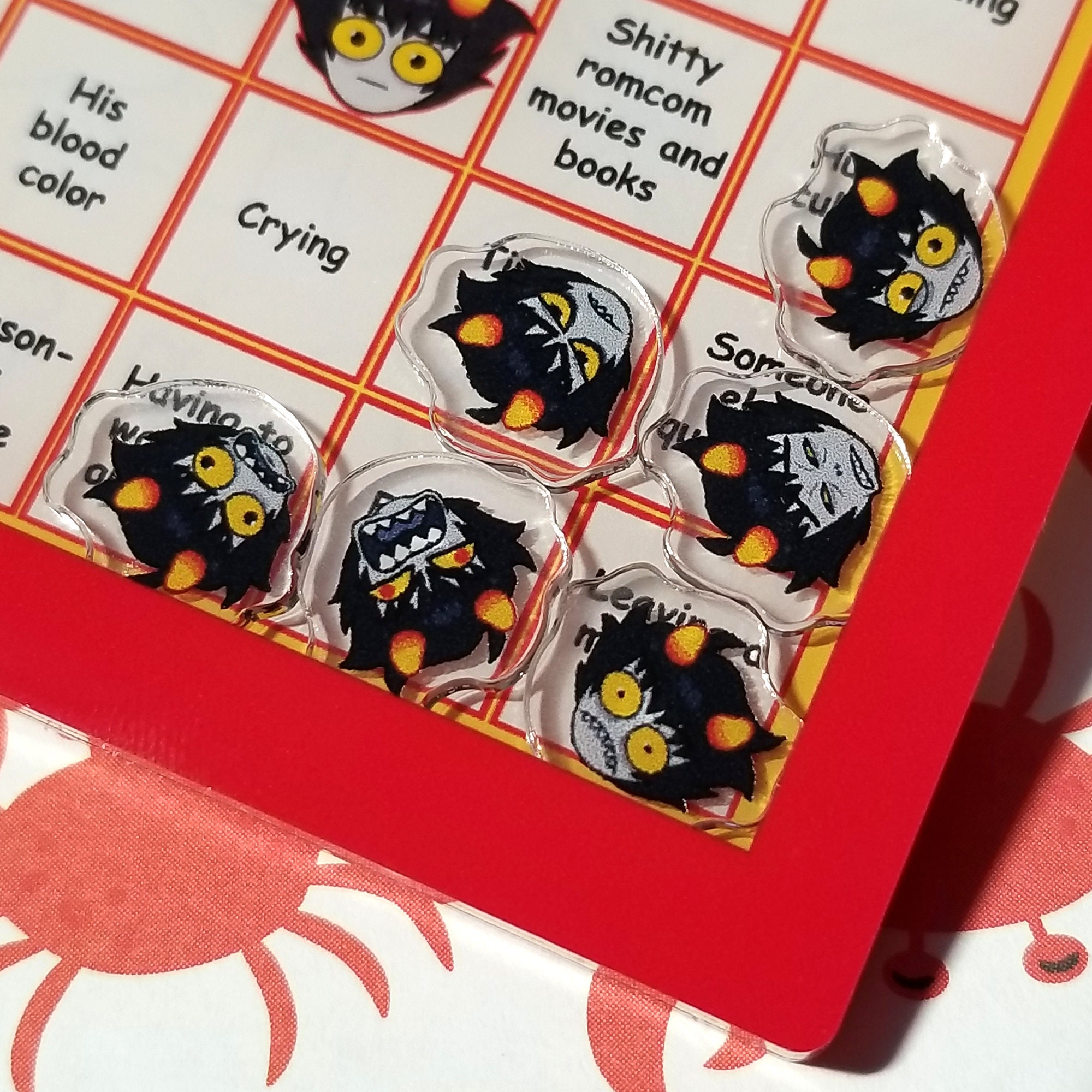 Homestuck Karkat Tantrum Bingo Shaker Charm - Etsy