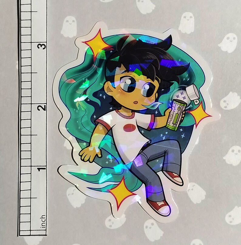 Holographic Danny Phantom Stickers - Etsy
