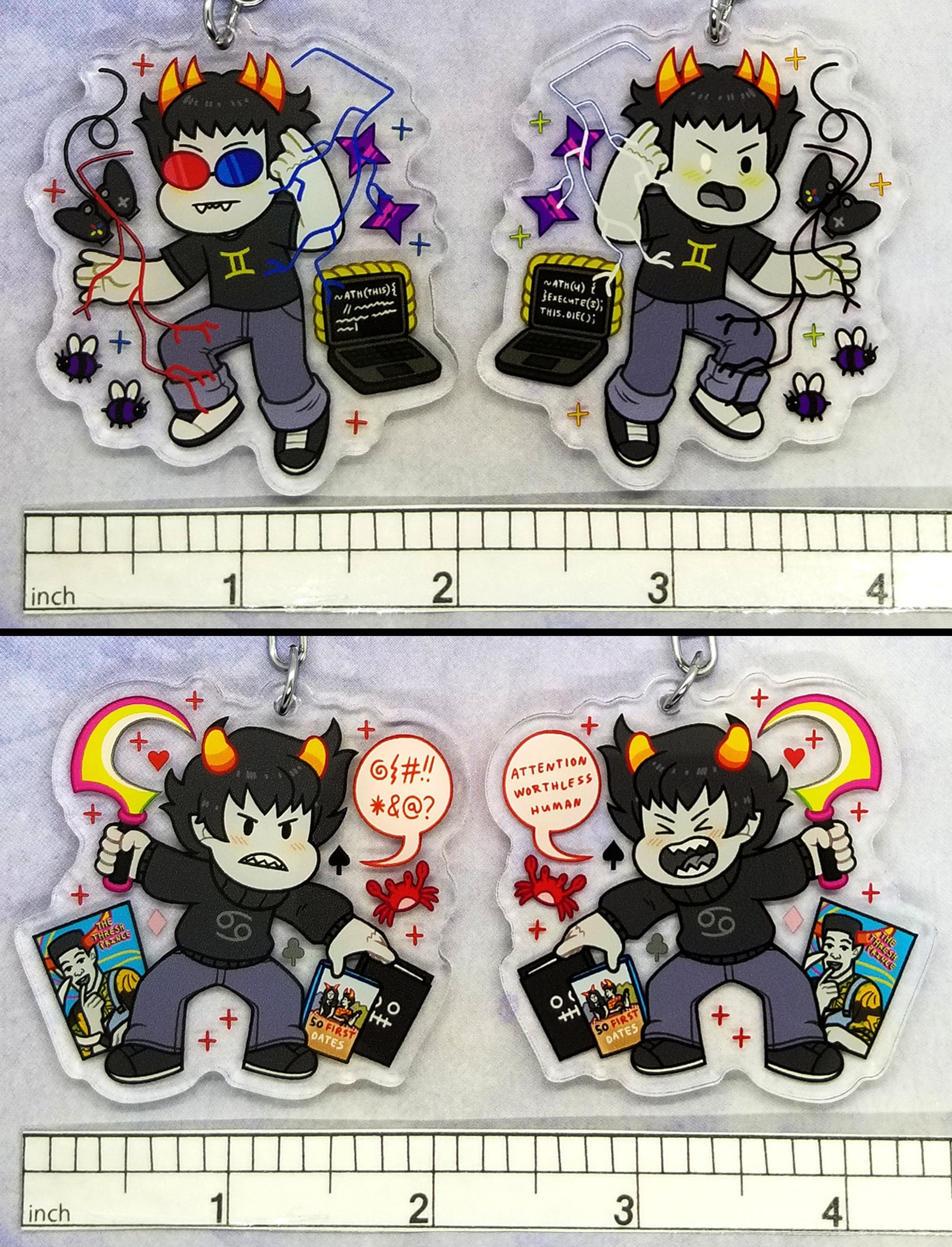 Homestuck Beta Trolls 2 Inch Double Sided Charms - Etsy