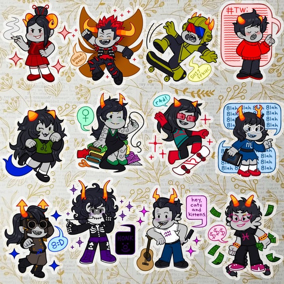 Homestuck Characters Alpha