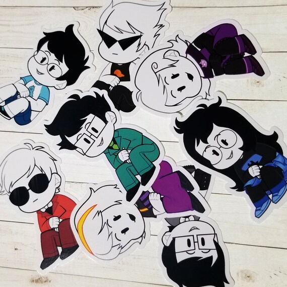 Homestuck Beta and Alpha Kids 3 Inch Waterproof Vinyl | Etsy