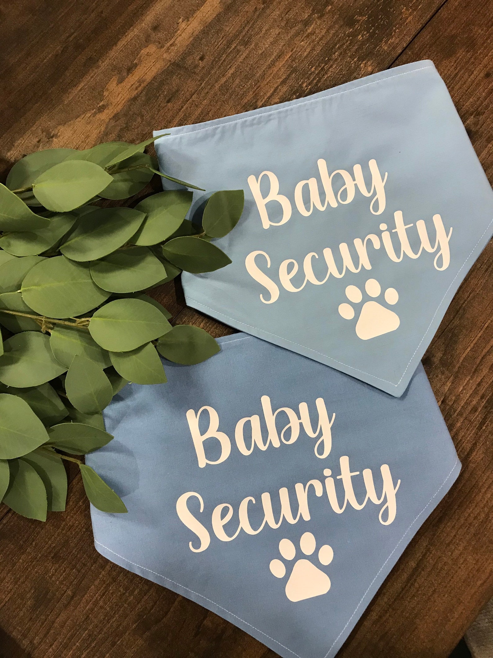 Baby Security Dog Bandana: Pregnancy Announcement, 20+ Colours - Etsy ...