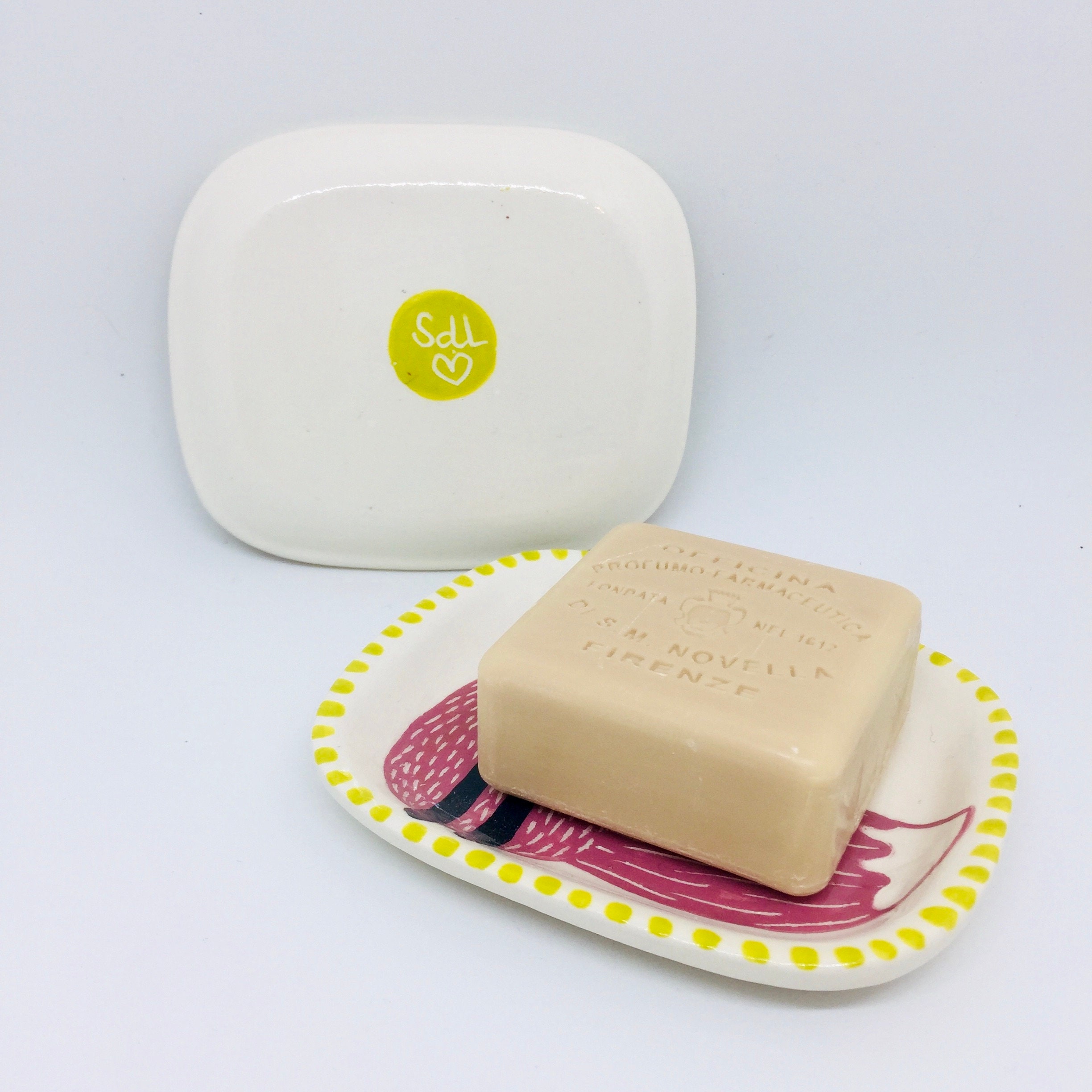 Handmade Ceramic Fox Soap Dish Hand Painted Soap Dish | Etsy