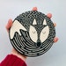 Handmade Ceramic Sleeping Wolf Plate Hand Painted Wolf Dish - Etsy