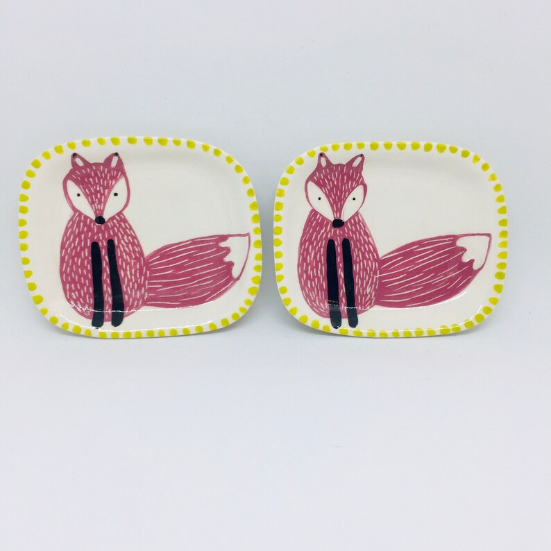 Handmade Ceramic Fox Soap Dish Hand Painted Soap Dish - Etsy