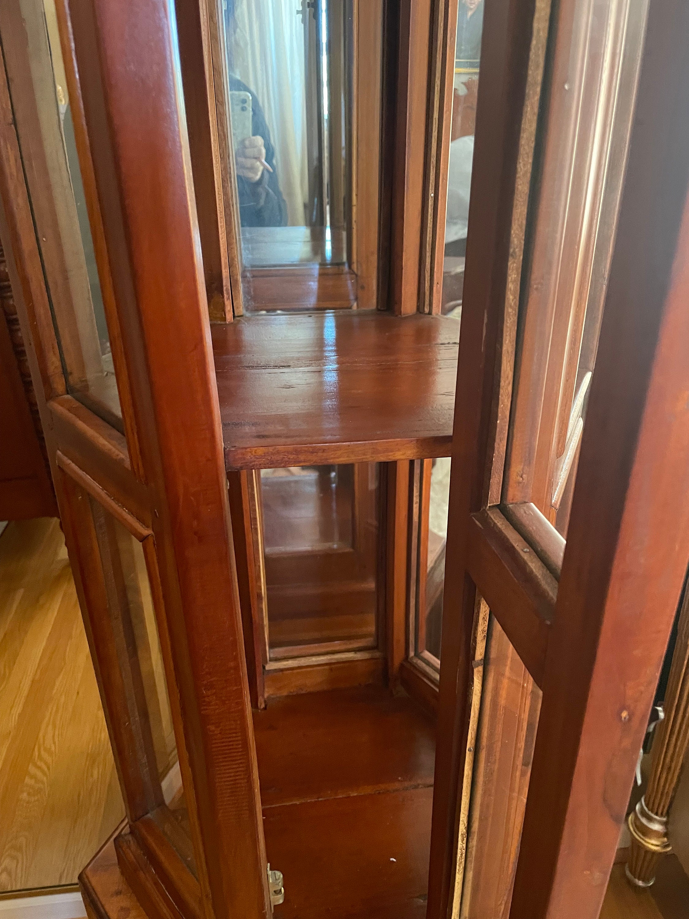 Asian Pagoda Style Curio Cabinet - Etsy