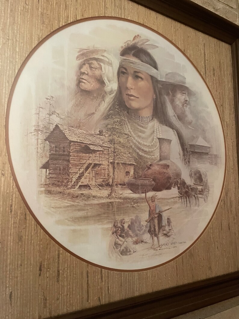 Ben Hampton's "nancy Ward" Signed and Framed - Etsy