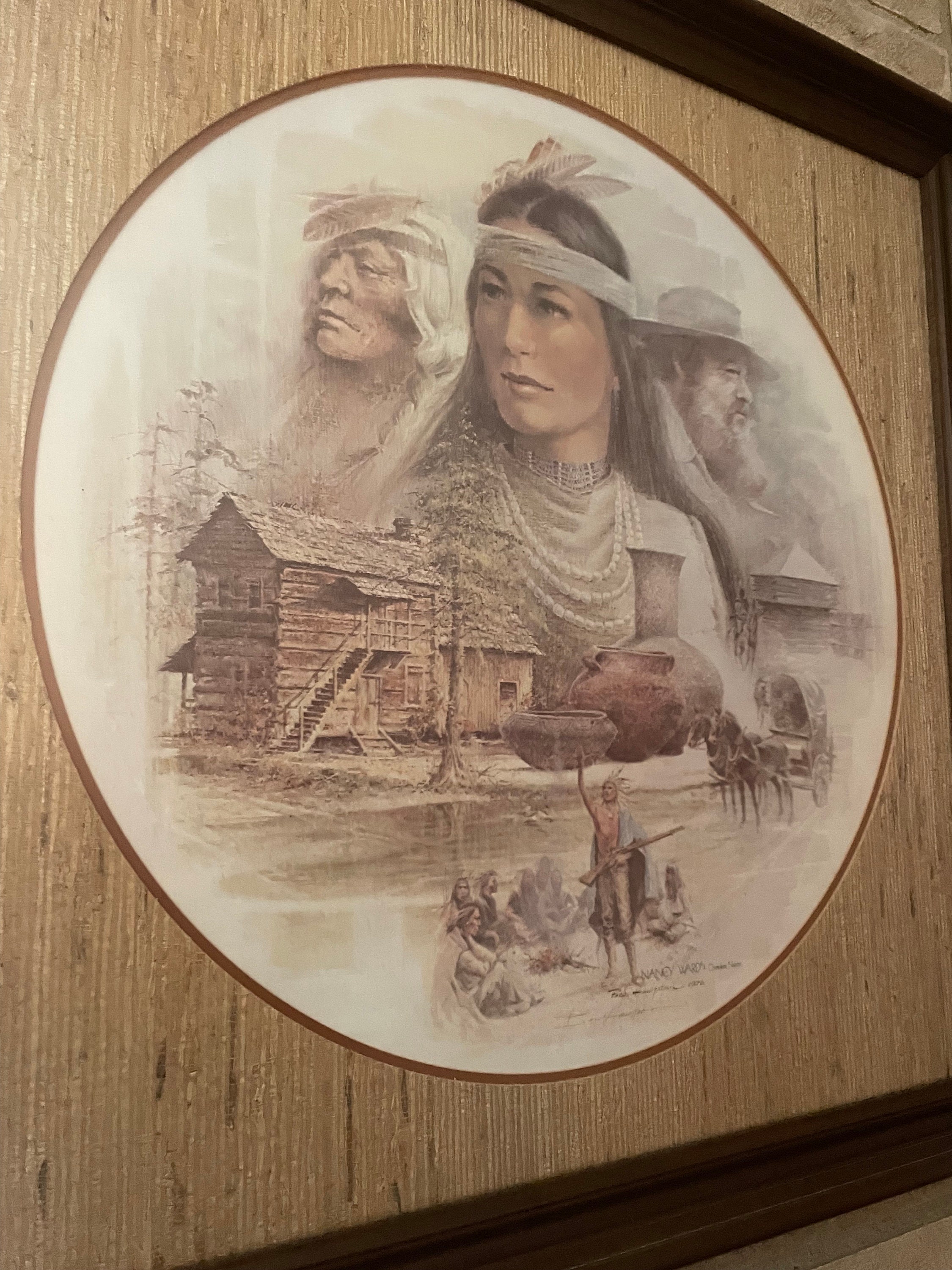 Ben Hampton's "nancy Ward" Signed and Framed - Etsy