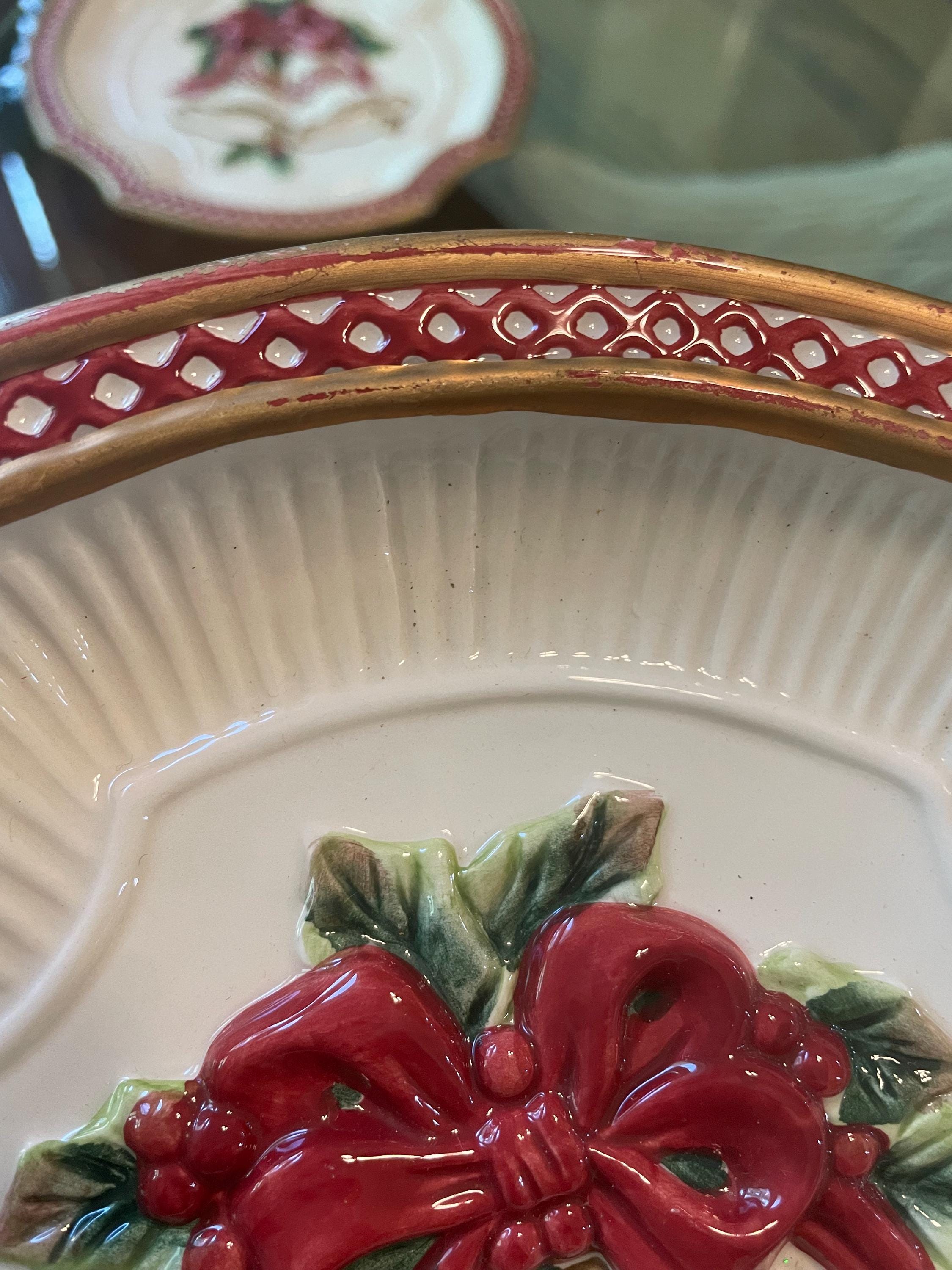 Fitz And Floyd Christmas Plates