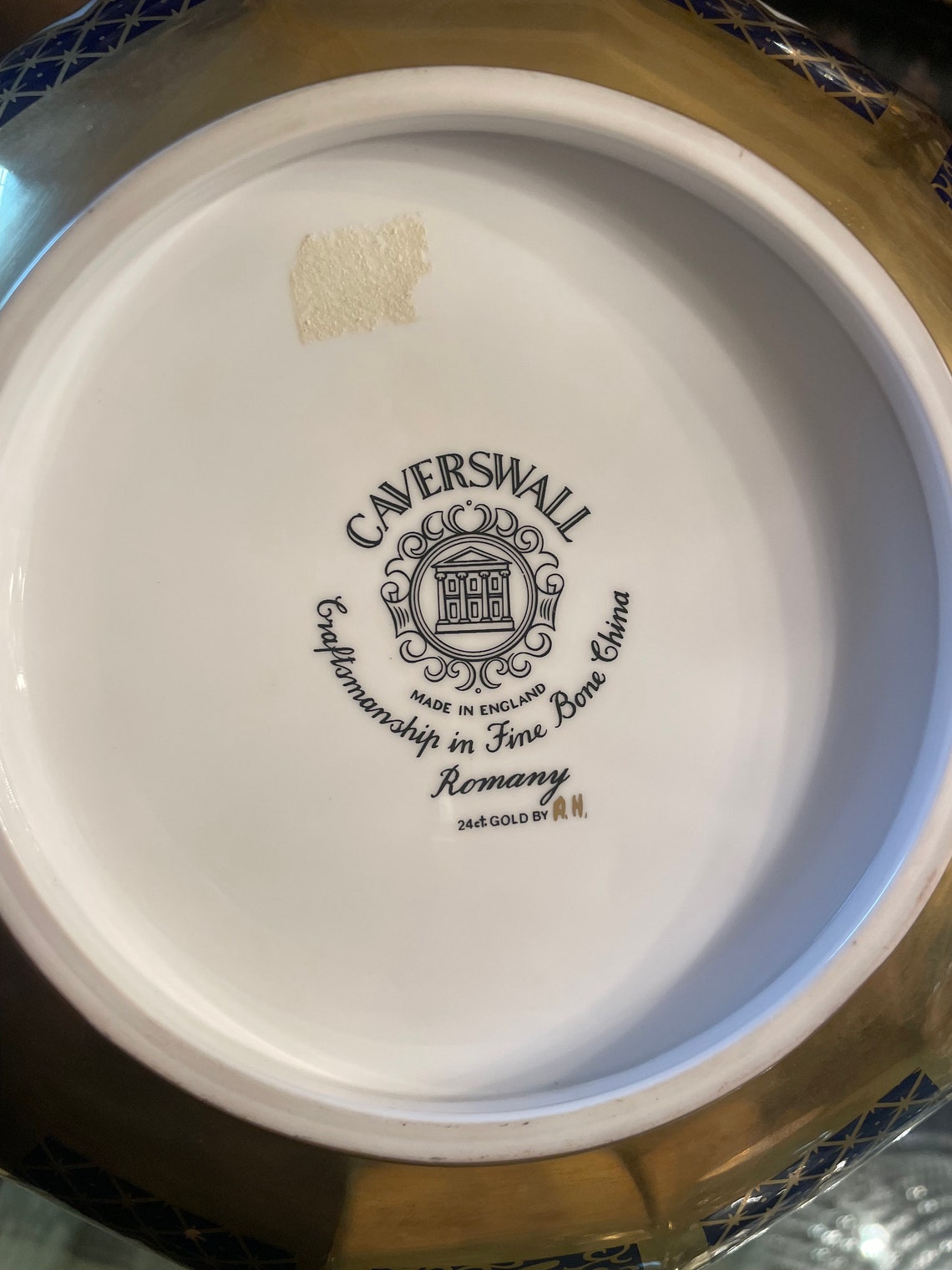 Caverswall Fine Bone China Romany Center Bowl 10.25" Diameter - Etsy