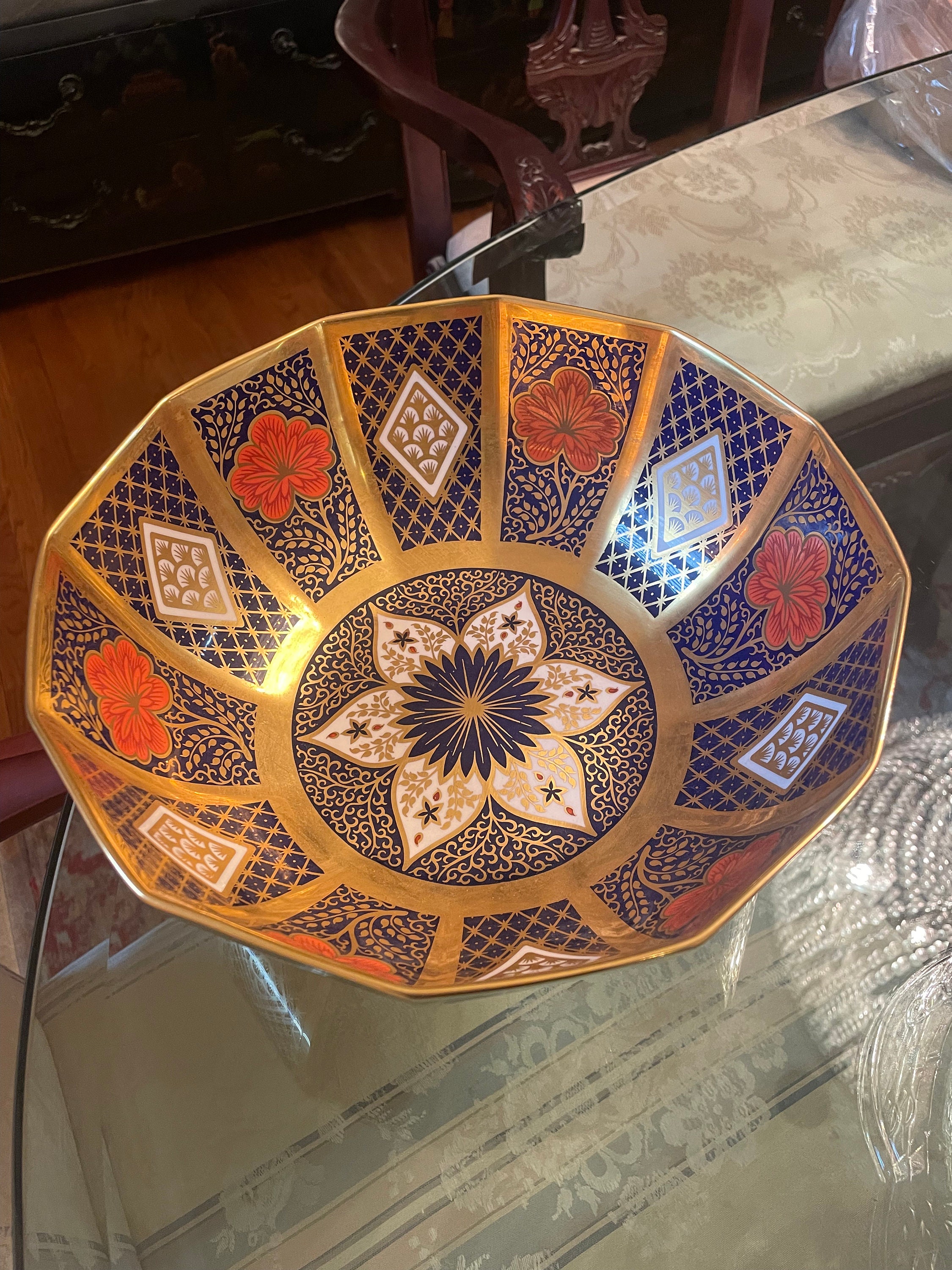 Caverswall Fine Bone China Romany Center Bowl 10.25" Diameter - Etsy