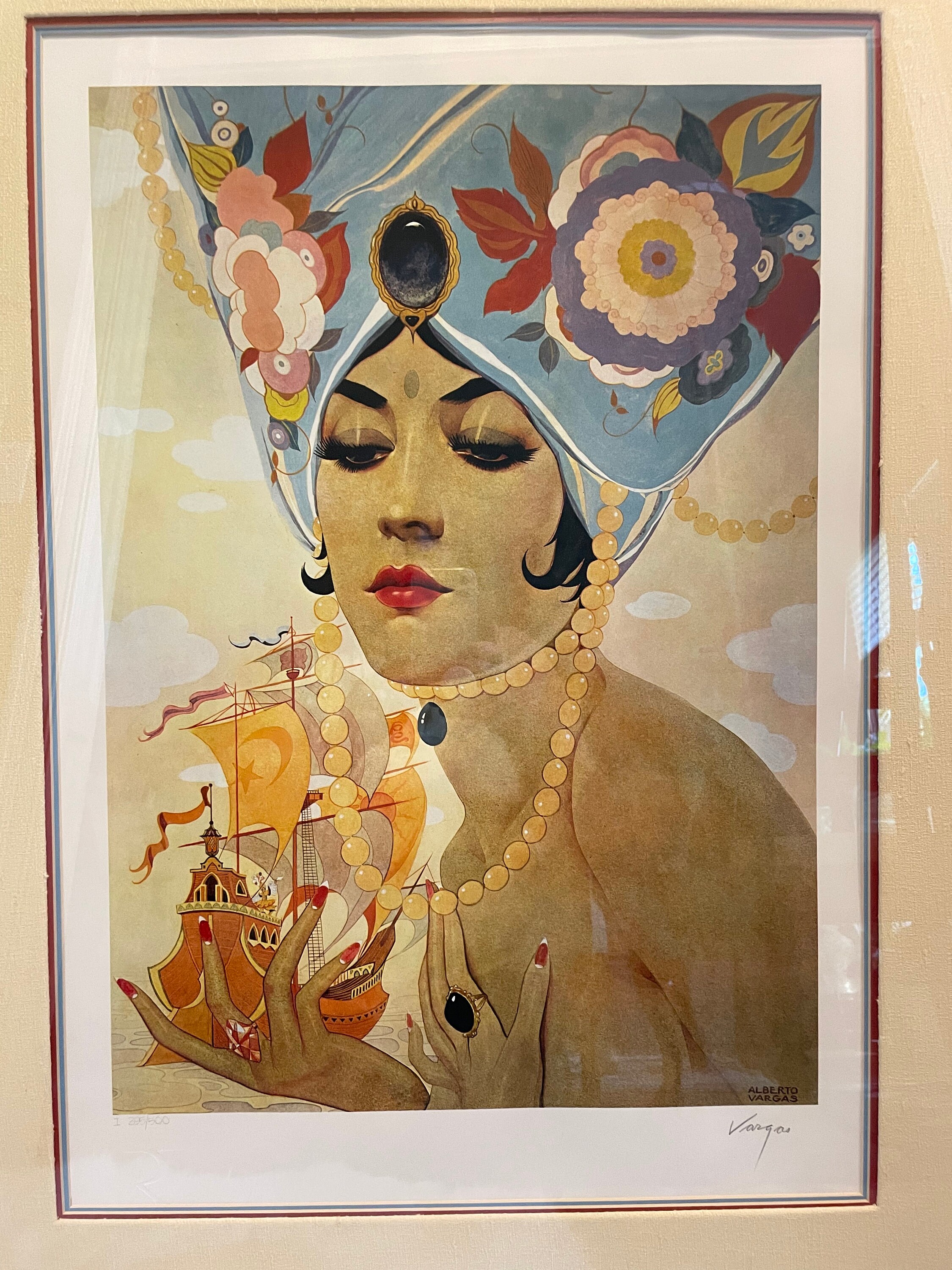 Alberto Vargas Lithograph, “scheherazade”, Signed, Numbered, First ...