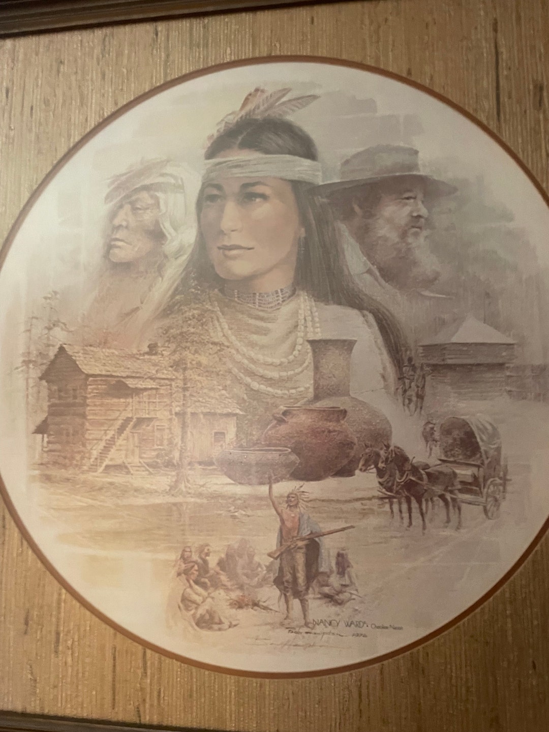 Ben Hampton's "nancy Ward" Signed and Framed - Etsy