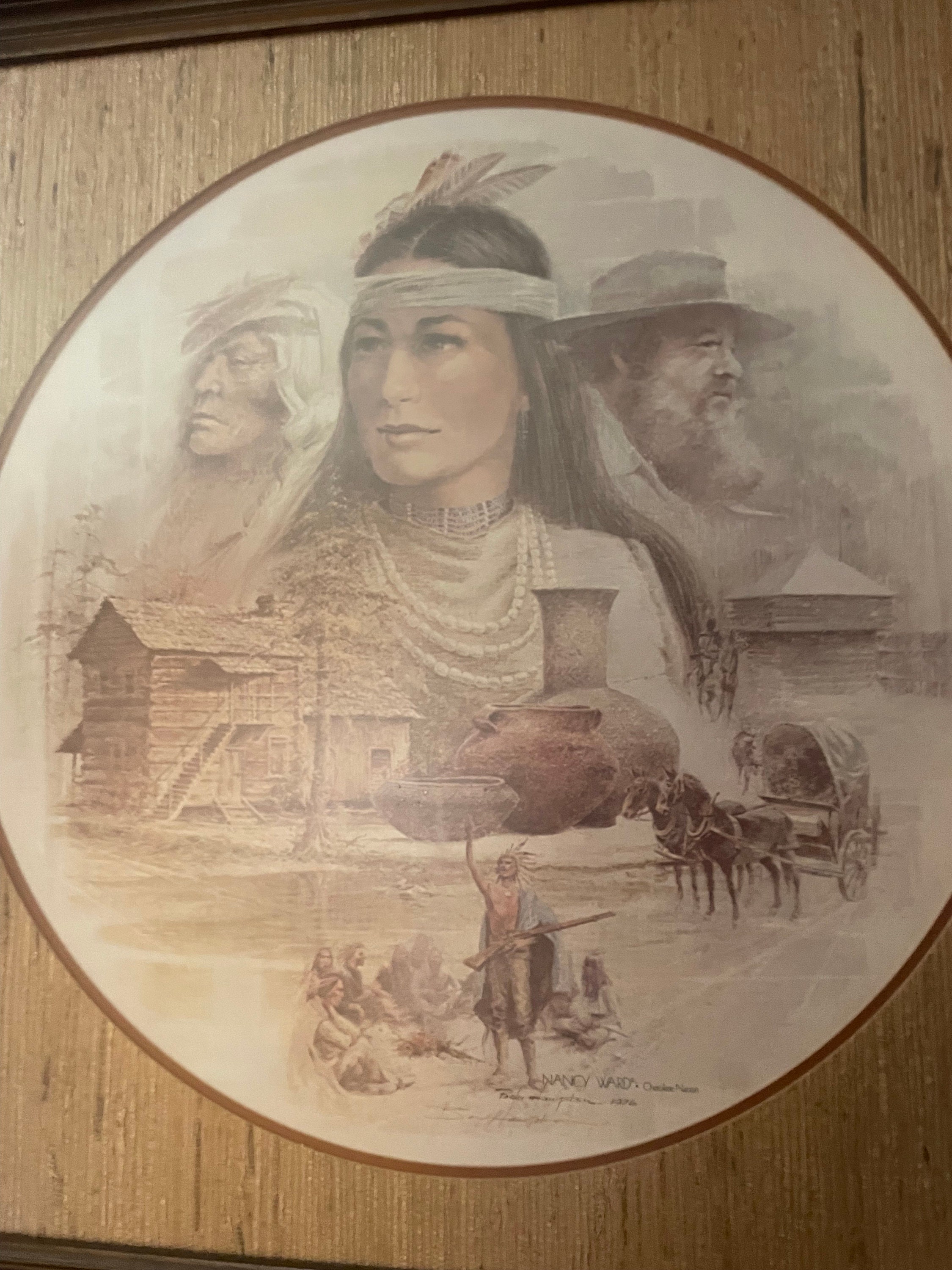 Ben Hampton's "nancy Ward" Signed and Framed - Etsy