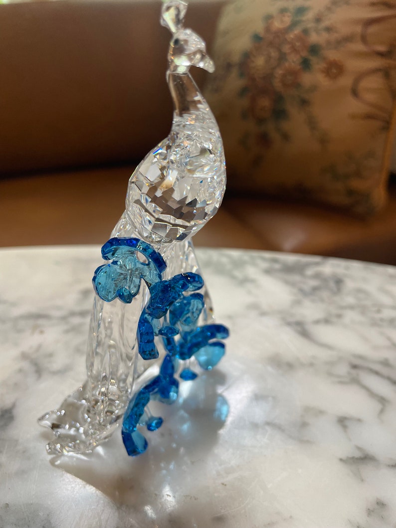 Swarovski Crystal Society White Peacock in Original Box - Etsy