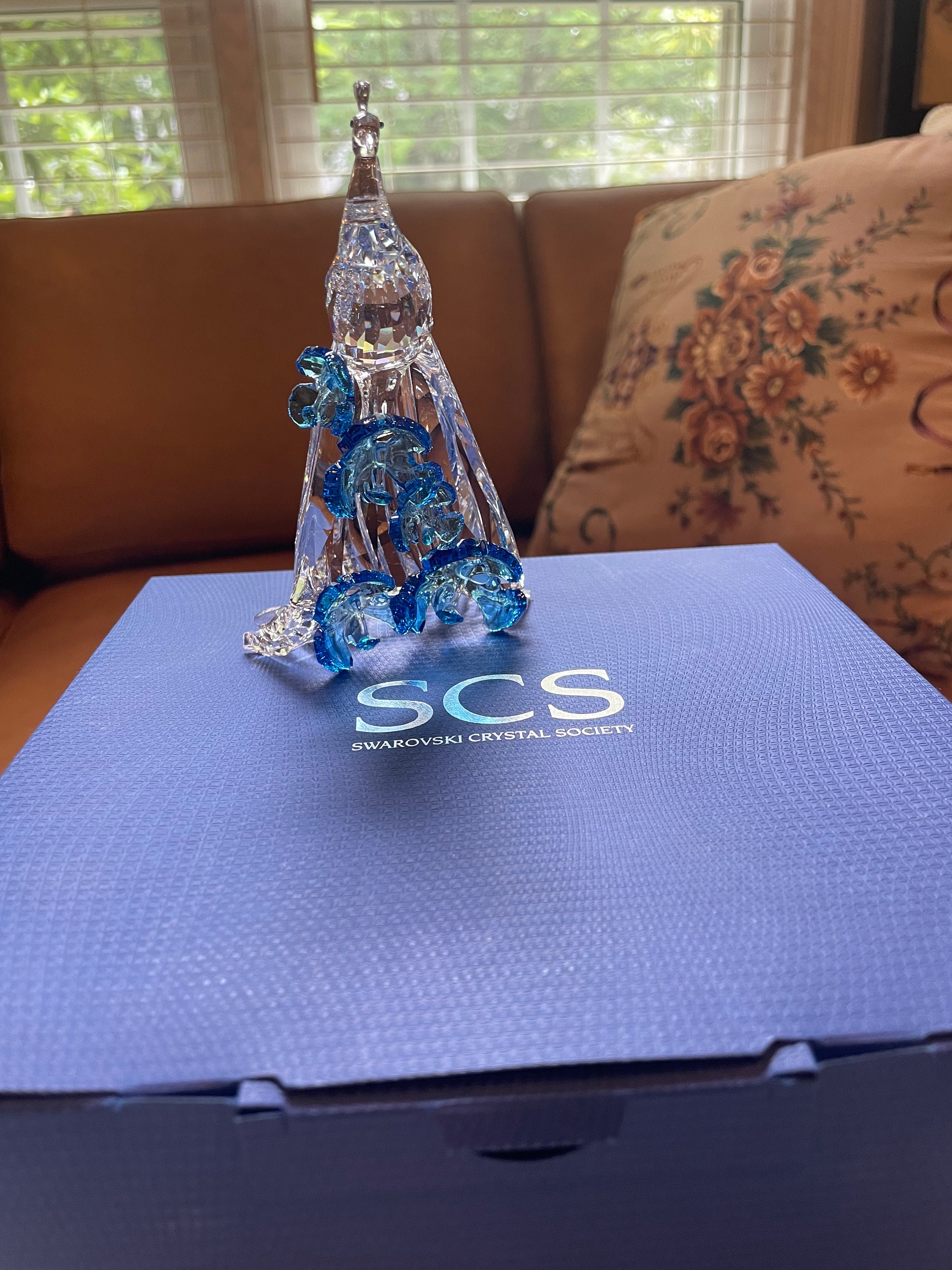 Swarovski Crystal Society White Peacock in Original Box - Etsy