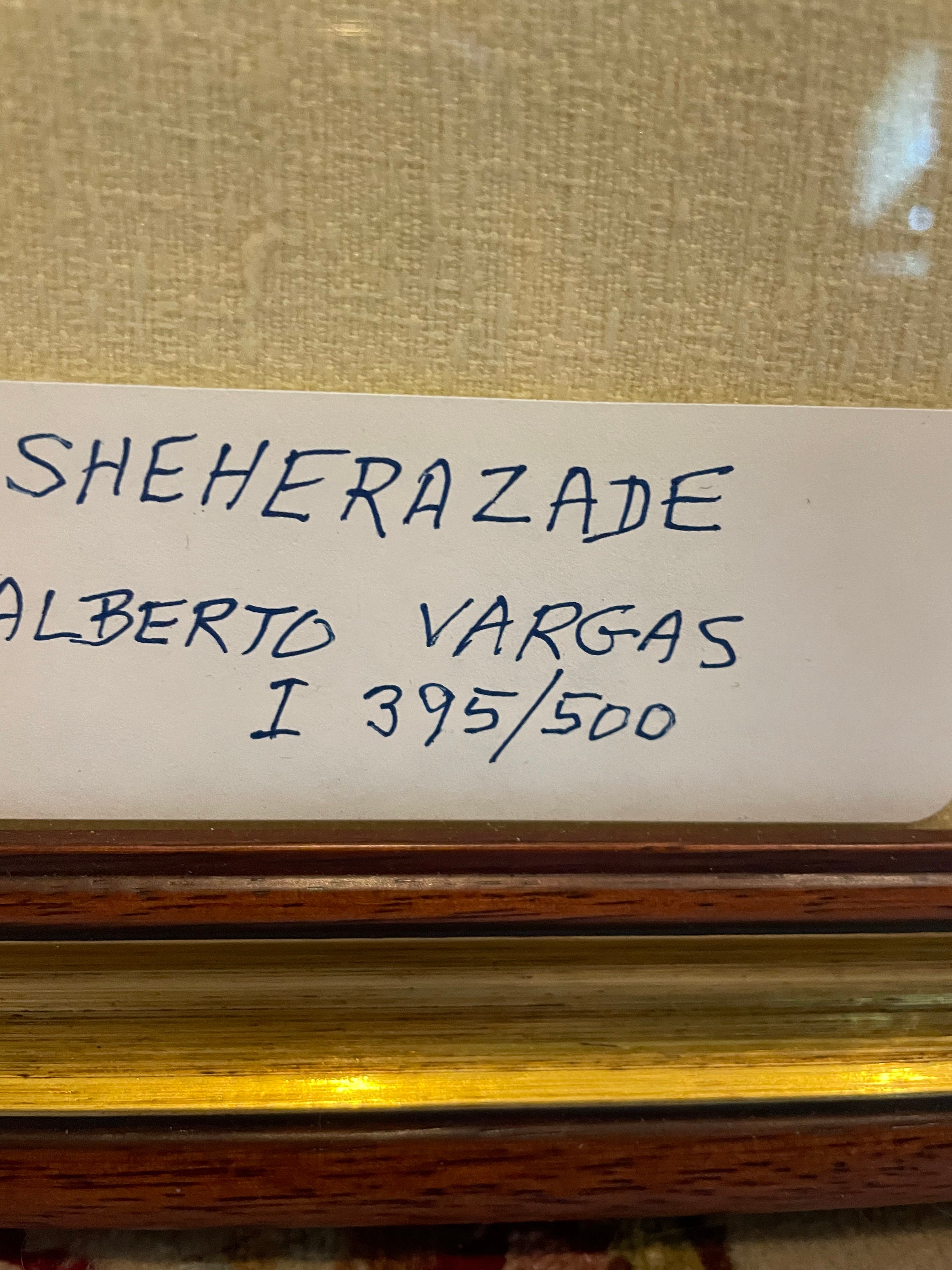 Alberto Vargas Lithograph, “scheherazade”, Signed, Numbered, First ...