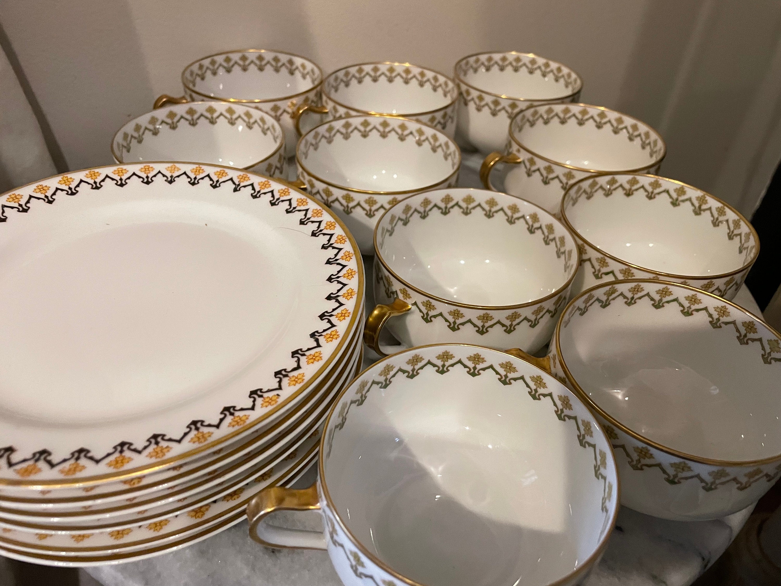 Haviland Limoges Cups and Plates - Etsy