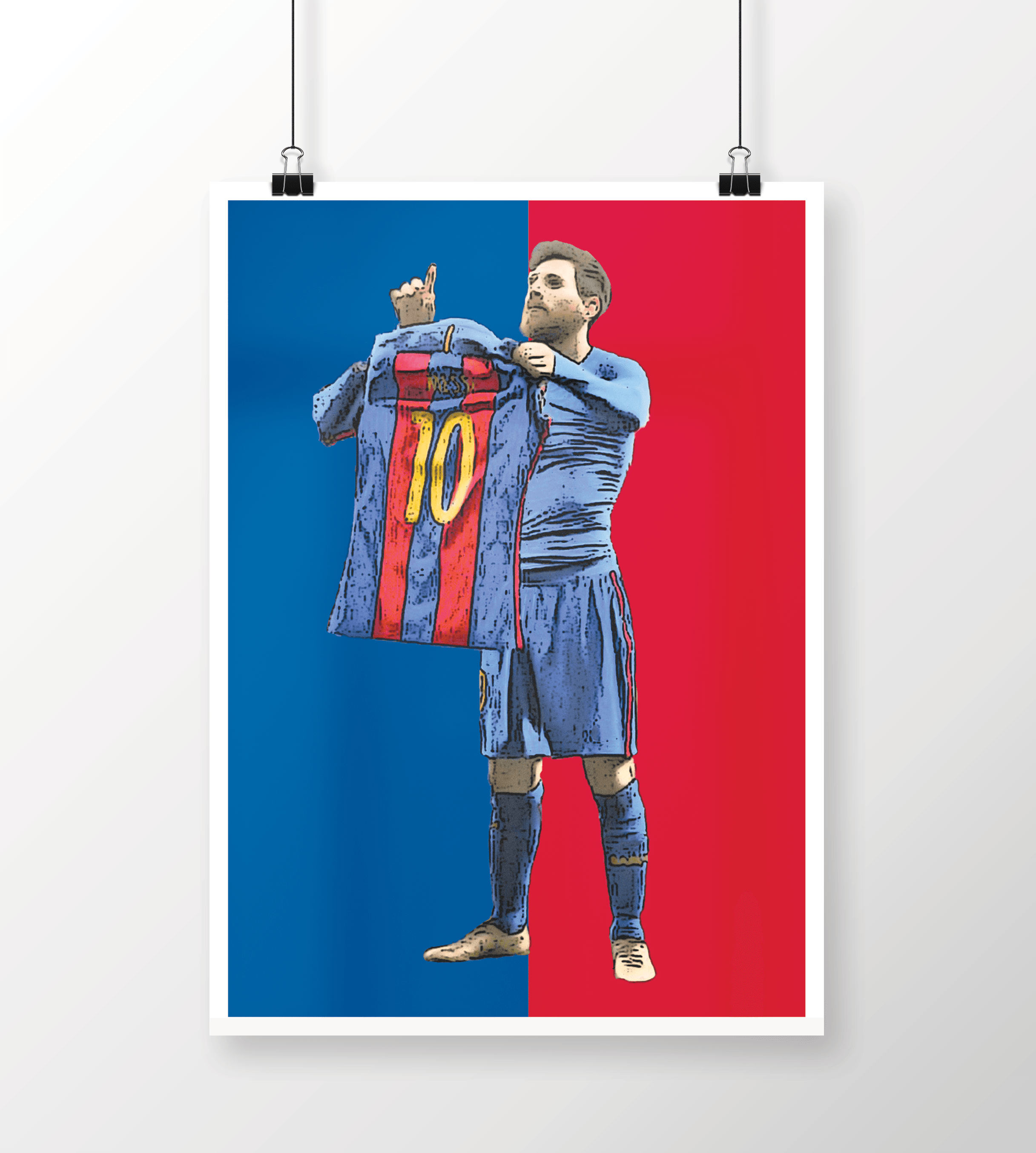 Barcelona Poster, Lionel Messi, Football Wall Art, Instant Download ...