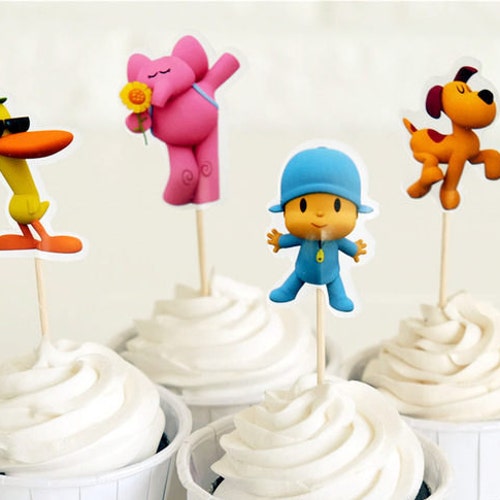 Pocoyo Characters Fred Octopus Valentina Alien Ronfotto in | Etsy