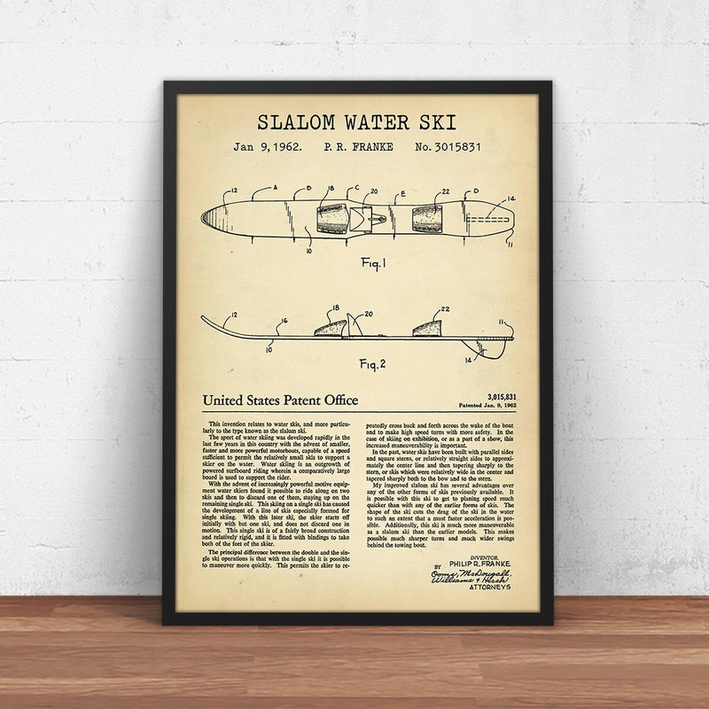 Water Patent Prints - Etsy