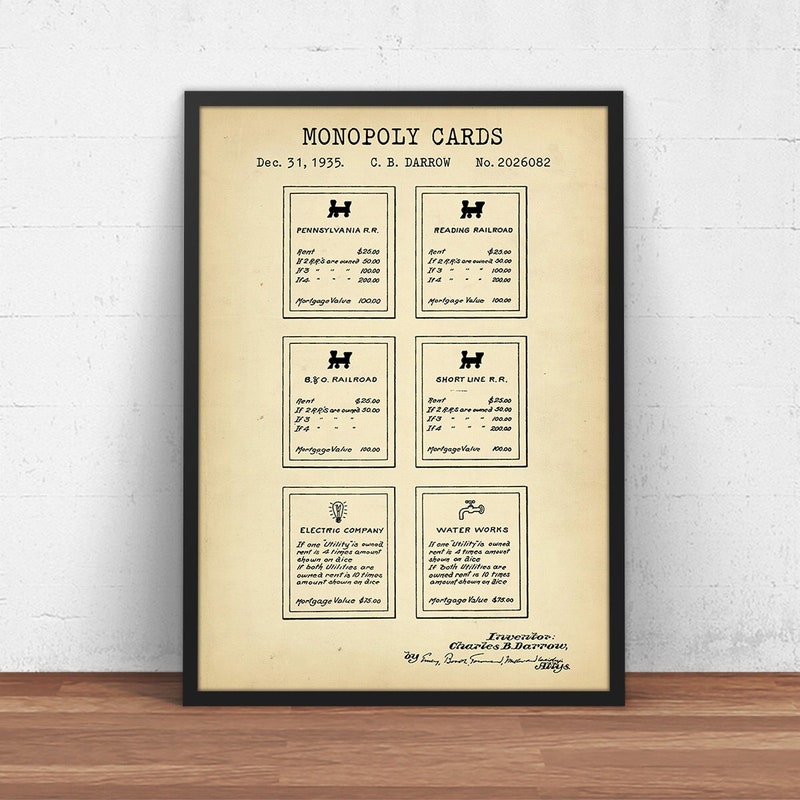 Monopoly Art - Etsy