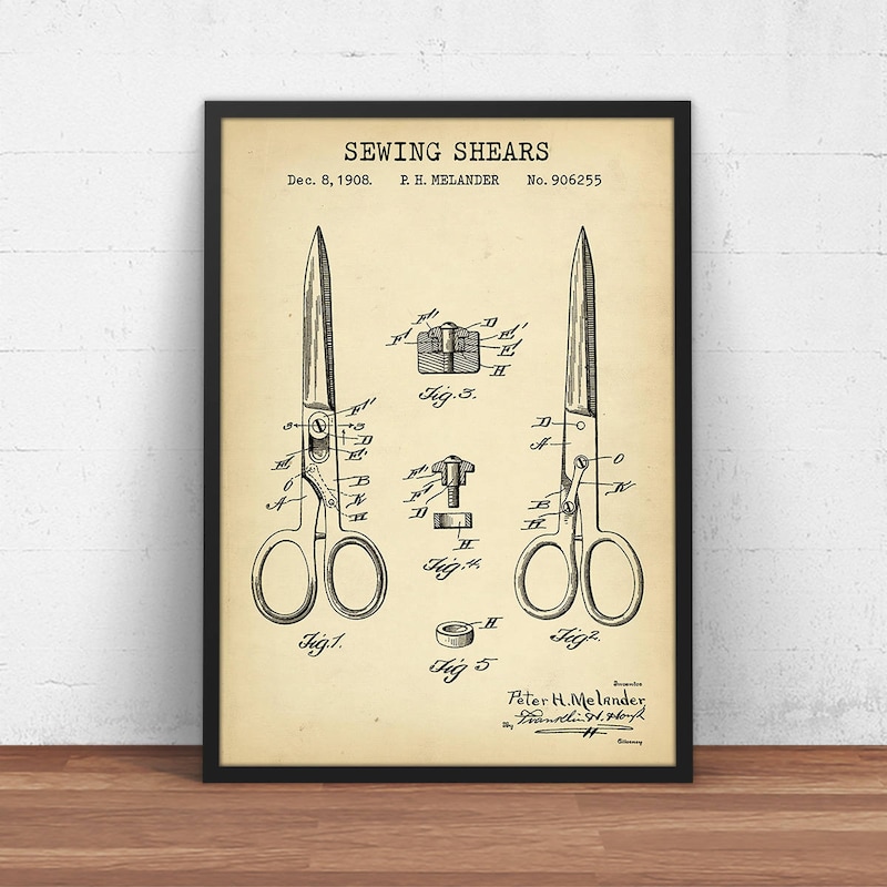 Scissors Print - Etsy