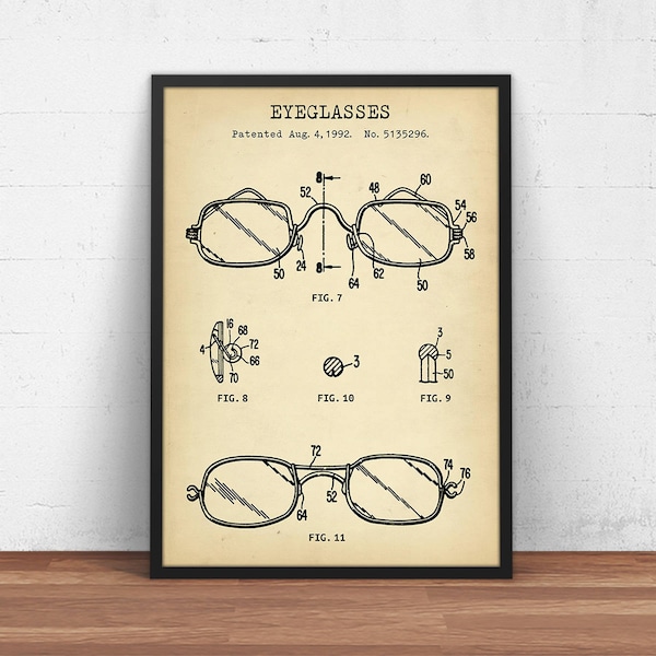 Eyeglasses Wall Art - Etsy